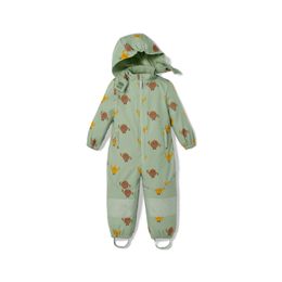 Tchibo - Softshell-Einteiler - Baby - Gr. 74/80 - grün/print
