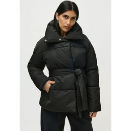Steppjacke LEGER "Margitta, LeGer by Lena Gercke", Damen, Gr. 38, schwarz, Web, Obermaterial: 100% Polyester, unifarben, regular fit normal, Rundhals, eingesetzt gerader Abschluss, Jacken, Regular fit mit Rundhalsausschnitt