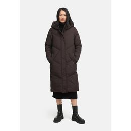 Winterjacke Marikoo "Teonaa", Damen, Gr. L, choco, Obermaterial: 100% Polyester; Futter: 100% Polyester; Wattierung: 100% Polyester; Ärmelfutter: 100% Polyester, Jacken, Figurbetonte Passform mit moderner Steppung