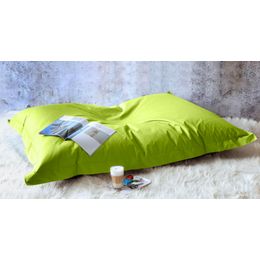 Sitzsack Kinzler "Outdoorfähiger XXL", grün, B:140cm H:20cm, Polyester, Sitzsäcke, Uni Farben, Outdoor geeignet, ideal im Wohnzimmer & Kinderzimmer