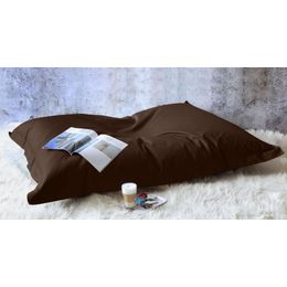 Sitzsack Kinzler "Outdoorfähiger XXL", braun (dunkelbraun), B:140cm H:20cm, Polyester, Sitzsäcke, Uni Farben, Outdoor geeignet, ideal im Wohnzimmer & Kinderzimmer