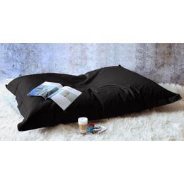 Sitzsack Kinzler "Outdoorfähiger XXL", schwarz, B:140cm H:20cm, Polyester, Sitzsäcke, Uni Farben, Outdoor geeignet, ideal im Wohnzimmer & Kinderzimmer