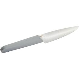 Universalküchenmesser Woll "Cutting Edge", grau, Klingenlänge 12cm, Edelstahl, Kunststoff, Kochmesser, aus deutschem Edelstahl gemäß DIN 1.4116