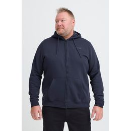 Kapuzensweatjacke Blend "Sweatshirt", Herren, Gr. 5XL, schwarz navy, Sweatware, Obermaterial: 50% Baumwolle, 50% Polyester, unifarben, regular fit normal, ohne Ausschnitt, Rippbündchen, Sweatjacken