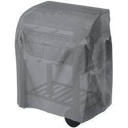Grill-Schutzhülle Tepro, grau, B:104,1cm H:101,6cm L:48,3cm, Polyester, Planen, BxLxH: 104x48x102 cm, für Grillwagen klein