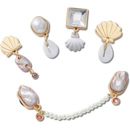 Schuhanstecker Crocs "Jibbitz™ Elevated Pearl", Kinder, goldfarben, Zinklegierung, Schuhzubehör, Urlaubsfeeling mit Perlen Anstecker für Crocs