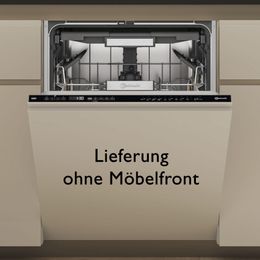 Bauknecht vollintegrierbarer Geschirrspüler "BK7IA115B2M6L0", Energieeffizienz: A (A-G), silberfarben, B:59,8cm H:82cm T:55,5cm, Geschirrspüler, Großer MaxiSpace Innenraum, inklusive PowerClean Pro Hochdruckdüsen