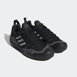 Wanderschuh adidas terrex "TERREX SWIFT SOLO 2.0", Damen, Gr. 44,5, schwarz (core schwarz, grau three, grau six), Synthetik, Textil, Schuhe Wanderschuh