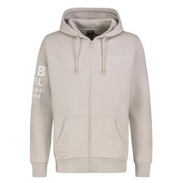 Sublevel Sweatjacke Herren Größe L beige / weiß