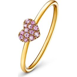 GUIA Ring Damen Größe 58 gold / lavendel