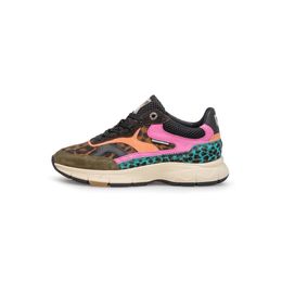 Floris van Bommel Sneaker 'Daysi 03' Damen Größe 43 braun / hellorange / pink / schwarz