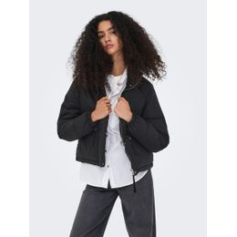 Jacqueline de Yong Steppjacke JDY "JDYFREY FLOTTE SHORT JACKET OTW YFM NOOS", Damen, Gr. XS, schwarz, Web, Obermaterial: 100% Polyester, unifarben, Jacken