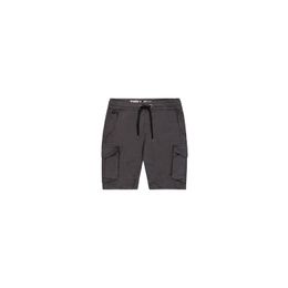 Sweatshorts Alpha Industries "Cotton Twill Jogger Short", Herren, Gr. L, Normalgrößen, grau (vintage grau), Obermaterial: 98% Baumwolle, 2% Elastan, Hosen
