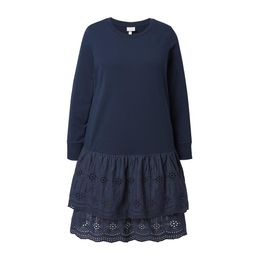 Ulla Popken Kleid Damen Größe 58/60 marine Winterkleid
