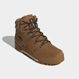 Winterboots adidas terrex "TERREX SNOWPITCH COLD.RDY", Herren, Gr. 46, braun (bronze strata, bronze strata, semi impact orange), Synthetik, Textil, Schuhe Winterboots, Winterschuhe, Winterstiefel, Snowboots, wasserdicht, Topseller