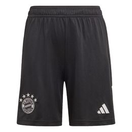 adidas Performance Sportshorts 'FC Bayern München Tiro 23' Jungen Größe 164 schwarz / weiß