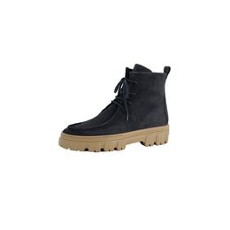 Peter Hahn Paul Green - Schnür-Stiefelette, blau, Gr. 37.5 - Leder