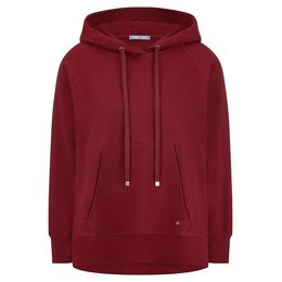 DAY.LIKE - Kapuzen-Sweatshirt, rot, Gr. 46 / L - Baumwolle