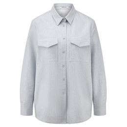 Peter Hahn - Bluse, blau, Gr. 46 / L - Baumwolle