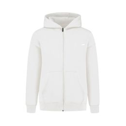 Smilodox Lyanna Basic Zipper Hoodie Damen Größe XS weiß