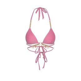 Moda Minx Bikinitop 'Lumiere' Damen Größe 100 pink / silber