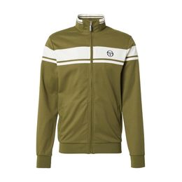 Sergio Tacchini Trainingsjacke 'Damarindo' Herren Größe S marine / oliv / weiß