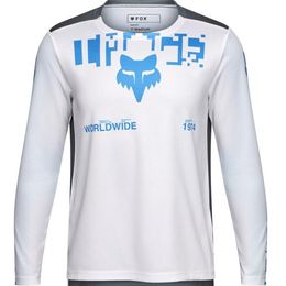 Fox Racing Ranger MTB Langarmtrikot Kinder &ndash; Digi Image - MTB Jerseys langarm - white