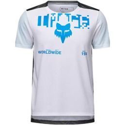 Fox Racing Youth Ranger Digi Image Trikot Kinder - MTB Jerseys kurzarm - white