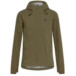 Fox Ranger 2.5-Layer Water Jacket &ndash; MTB Regenjacke f&uuml;r Herren - Regenjacken - olive