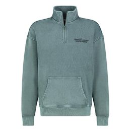 Sublevel Sweatshirt Herren Gr&ouml;&szlig;e L schilf / schwarz