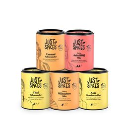 Just Spices Asia Gewürzset - Gewürzmischungen | 100% natürliche Zutaten | Gewürzsets | Geschenkideen