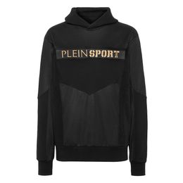 Plein Sport Sweatshirt 'Statet' Herren Größe XL gold / schwarz