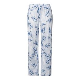 Hanro Pyjamahose ' Loungy Nights ' Damen Gr&ouml;&szlig;e S blau / wei&szlig; Winterkleid