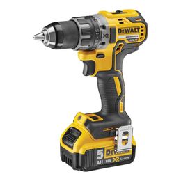 Dewalt DCD791P2-QW Bohrschrauber 18 V /5 0 (BL) bürstenloser Motor inkl .2x G-Akku (18 Volt /5 Ah) + Schnellladegerät im TSTAK Box II)