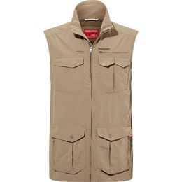 Craghoppers Adventure Gilet II Herrenweste beige S - Herrenshirts, -hemden & -pullover