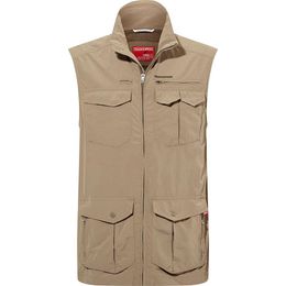 Craghoppers Adventure Gilet II Herrenweste beige S - Herrenshirts, -hemden & -pullover