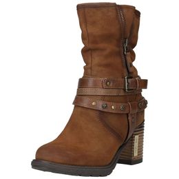 Mustang Stiefelette Damen Größe 36 cognac / schwarz Winterschuhe