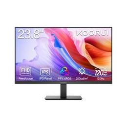 E2411H, LED-Monitor 60.5 cm (23.8 Zoll), schwarz, FullHD, IPS, HDMI, VGA, Adaptive-Sync, 120Hz Panel