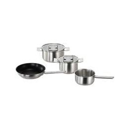 Bosch Topf-Set Pro Induction HEZ9SE040 edelstahl, 4-teilig