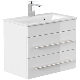 Posseik Badmöbel Portus 600 SlimLine weiss hochglanz