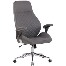 CLP Bürostuhl Layton Mit Leichtlaufrollen Chefsessel Mit Lehne Höhenverstellbarer Ergonomischer Bürosessel