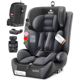 Kidiz® Autokindersitz Triangle Premium Kindersitz Kinderautositz Autositz Sitzschale 9 kg - 36 kg 1-12 Jahre Gruppe 1/2/3 universal zugelassen nach ECE R129/03 mit Isofix