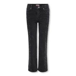 Only Girls Jeans 'KOGJUICY' M&auml;dchen Gr&ouml;&szlig;e 152 black denim / silber