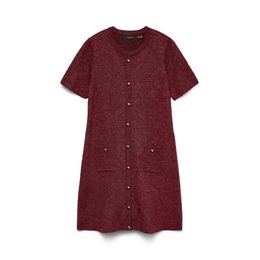 V&eacute;ro Moda Vero Moda Strickkleid 'VMJohanna' Damen Gr&ouml;&szlig;e M rot