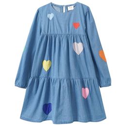 Yigga M&auml;dchen Kleid im Denim-Look