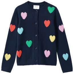 Topolino M&auml;dchen Strickjacke mit Herz-Allover