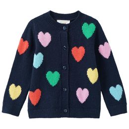 Topomini Baby Strickjacke mit Herz-Allover