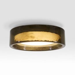 Marset LED-Deckenlampe Ringo, &Oslash; 90 cm, rauchgrau dunkel