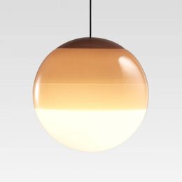 Marset LED-Hängelampe Dipping Light, Ø 30 cm, cremefarben