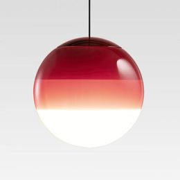 Marset LED-Hängelampe Dipping Light, Ø 13 cm, burgunderrot